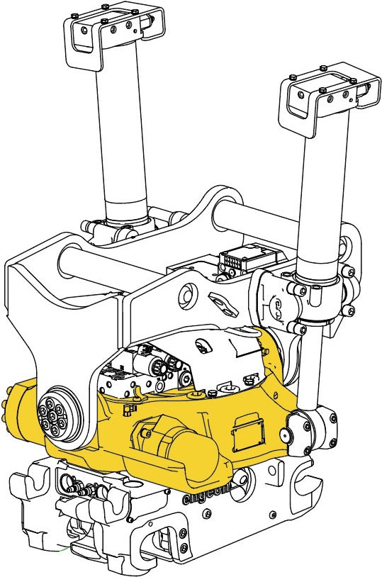 Rotator frame | Engcon Spare Parts